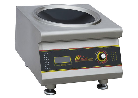 Restaurant Catering Equipment Commercial Induction Wok Cooker With Automatic Shut Off 