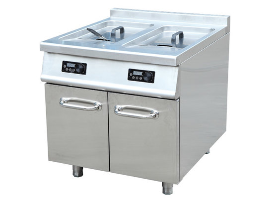 High Grade Double Induction Electric Cooking Range 2*5KW With Counter 