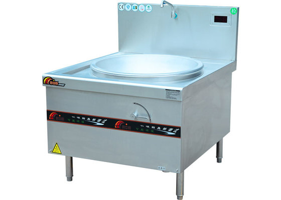 High Strength Ceramic Glass Induction Hob With Wok Burner Easy Cleaning