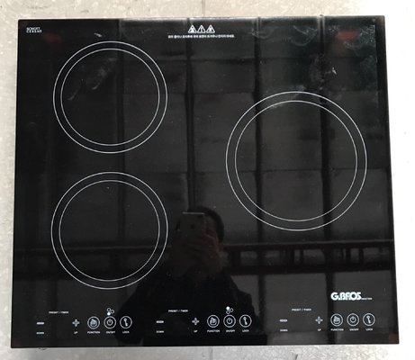 High Grade 3 Burner Induction Cooktop , 30 Inch Electric Cooktop Sensor Touch Type