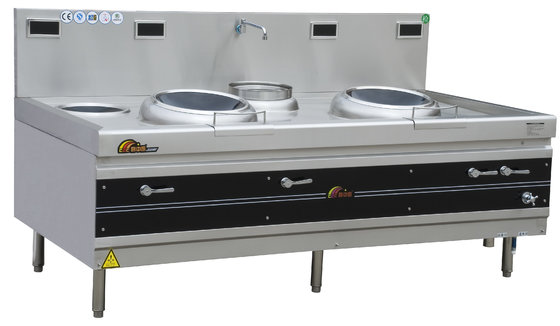 Fashionable Design Large Induction Wok Cooker For Factory / School / Hospitality