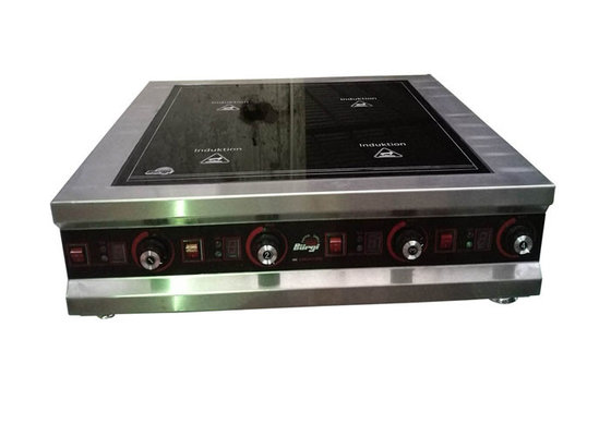 Western Style 4 Ring Induction Hob , 4 Burner Induction Cooker Tabletop