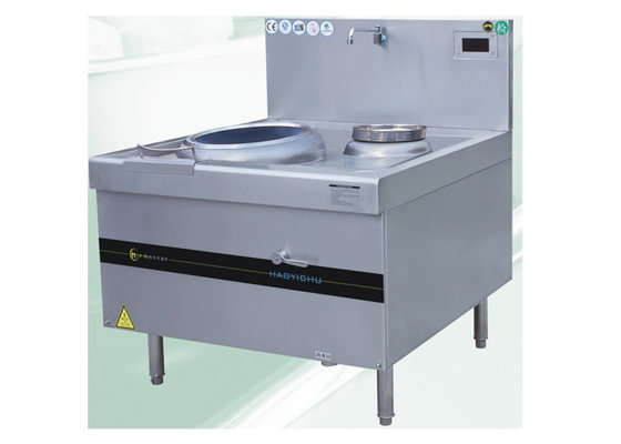 High Power Large Induction Wok With One Pot 304 Stainless Steel Easy Installation