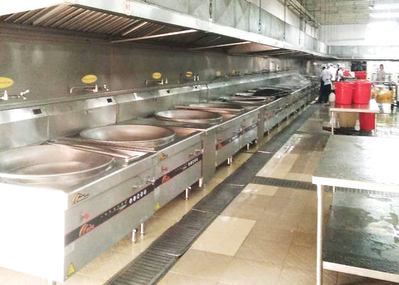 Catering Equipment Chinese Burner Range , Induction Cooktop Wok 25KW / 380V