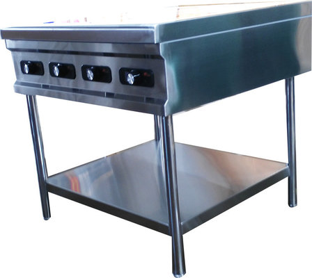 Commercial Catering Equipment 4 Ring Electric Hob Environmental Friendly Material