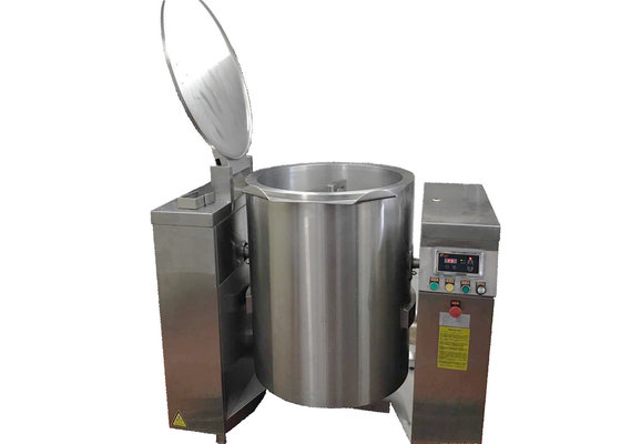 Food Grade Multi Function Electric Tilting Kettle For Congee Boiler 15kw