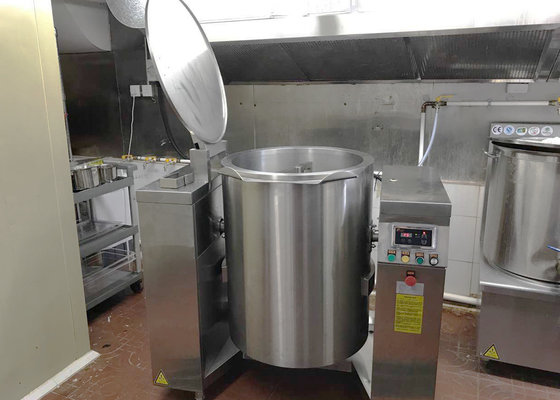 Manual Electric Sauce Machine , Sauce Making Equipment 100 Liters Capacity