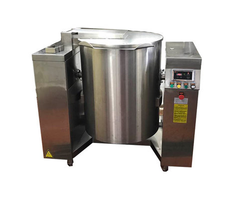Food Grade Multi Function Electric Tilting Kettle For Congee Boiler 15kw