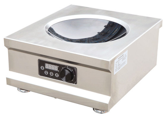 Ceramic Surface Wok Induction Cooker / Restaurant Wok Burner Single