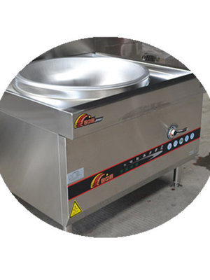 Single burner electromagnetic frying stove 20KW large induction wok With 1.2mm stainless steel