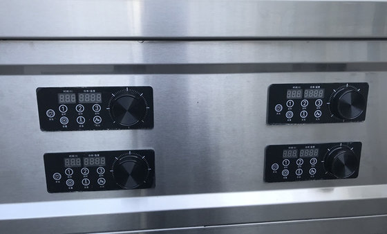 Freestanding Electric Range 4 Zones , Stainless Steel Stove Electric