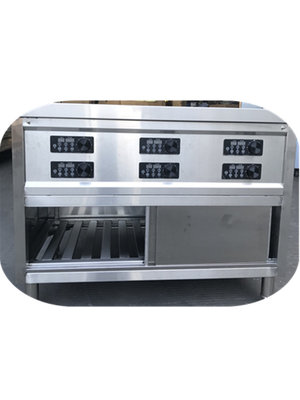 Freestanding Electric Range 4 Zones , Stainless Steel Stove Electric