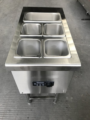 Hot Cupboard With Bain Marie Top 5 Zone Commercial Warm Cooker For Catering