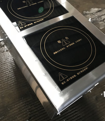 Induction Hob 2.4Kw Commcercial Induction Cooker 2 Zone Commercial Induction Stove
