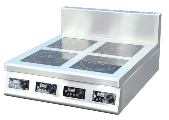 14kw 4 Range Hob Commercial Induction Cooking Range Save 50% Cost