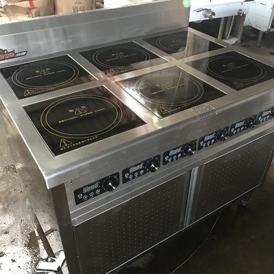 Induction Catering Equipment Electric Cooking Range 14kw RoHs Approved