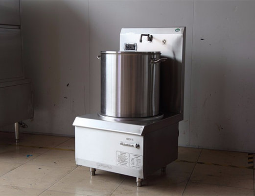 15KW Commercial Induction Cooktop 90L Pot For Cooking Soup CE Approved