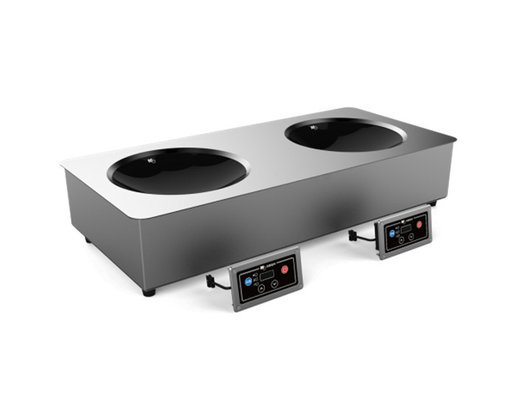 Electric Commercial Induction Cooker /  Twin Table Top Induction Hob Build In Led Display