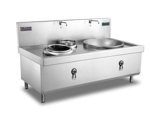 Freestanding Commercial Catering Equipment Wok Range 4000 w Induction Cooker For Hotel