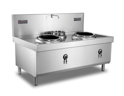 High Temperature Large Commercial Catering Equipment Electric Induction Wok Cooker