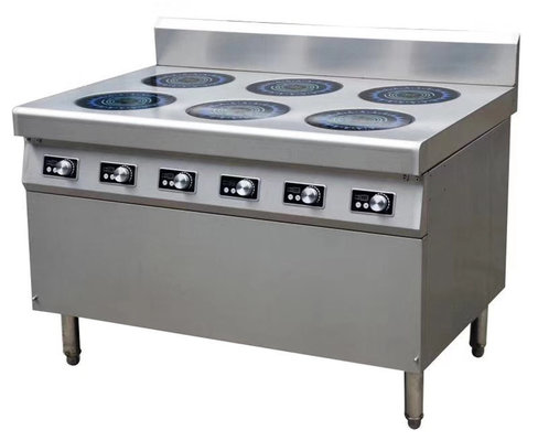 21 kw induktionspis 6 plattor 6*3.5KW Commercial Induction Cooker Easy Clean Fully Modular