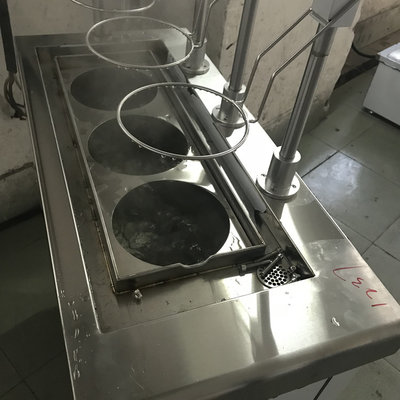 Automatic 3 Head Induction Noodle Cooker / Samll Commercial Pasta Cooker