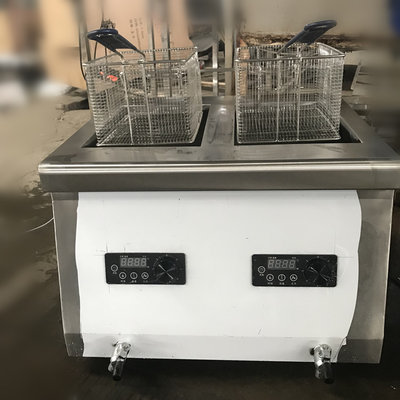 Solstice Induction commercial Stand Alone Fryers/ doulbe fryers /table fryers  10kw 15kw 500*900*850mm