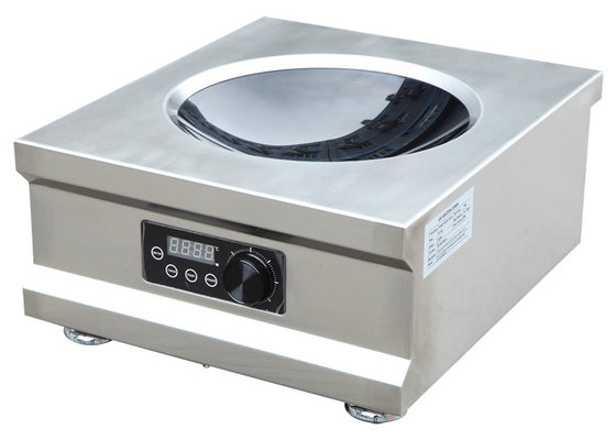 5000W High Efficiency Commercial Induction Wok Cooker With One Burner Easy Operation