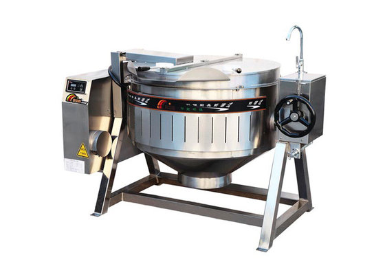 Energy Saving Commercial Soup Kettle Cooker Induction Coil Heat 30 Liters Capacity