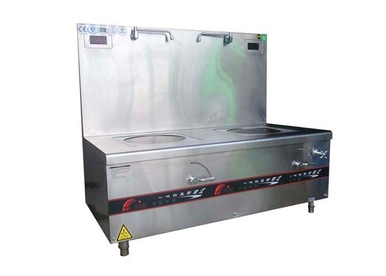 Double Ring Commercial Soup Cooker For Hotels / Restaurants 100L Capacity