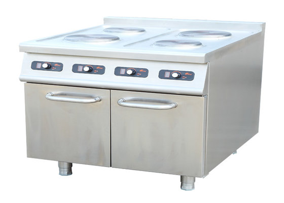 380V 4-zone stainless steel automatic fryer machine / Commercial Electromagnetic Induction Cooker
