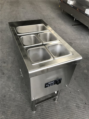 Hot Cupboard With Bain Marie Top 5 Zone Commercial Warm Cooker For Catering
