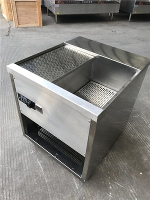 Induction Fryer Electric Deep Frying Machine  Double Basket All Stainless Steel  CE