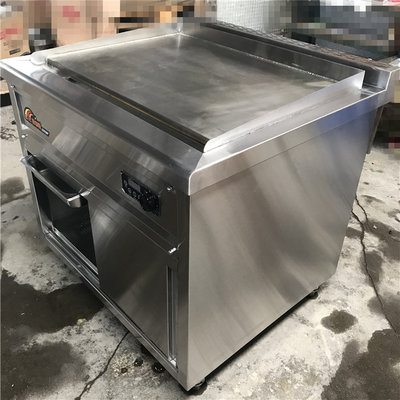Restaurant Equipment 800mm Commercial Automatic Induction Fryer Griddle