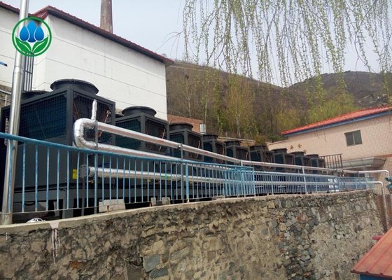 240 Ton / Day Air Source Heat Pump Hot Water R410A / R22 For Bath Center