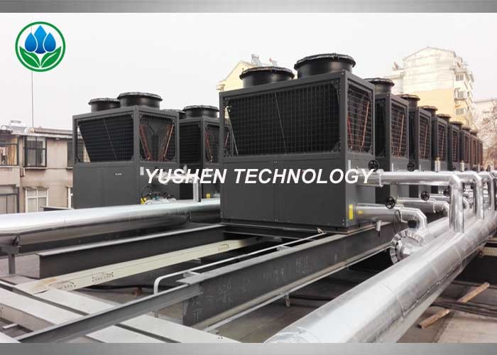 Eco Friendly Hospital Central Air Source Heat Pump Copeland Jet Booster Type