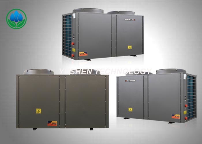 Low Noise Electric Air Source Heat Pump Top Air Blow Type Stable Running