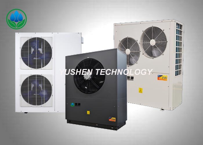 17 Kw Home Air Source Heat Pump Air Conditioning Equipment Side Air Blow