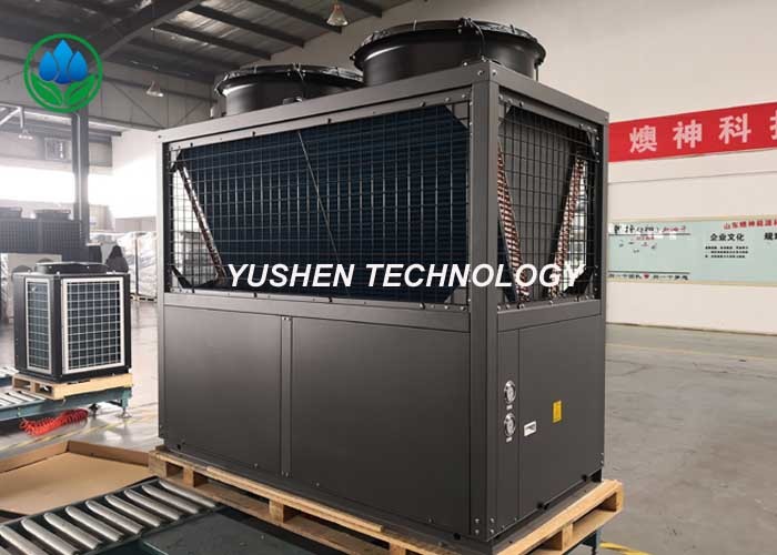 75 KW Air To Water Heat Pump , Air Cooled Heat Pump For Factory COP4