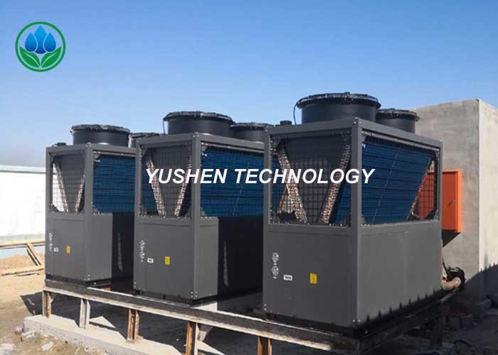 Outdoor Central Air Conditioner Heat Pump Shell And Tube Water Heat Exchanger