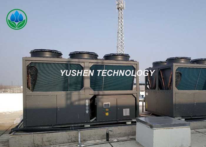 Resort Project Commercial Air Source Heat Pump , Central Heating And Cooling System