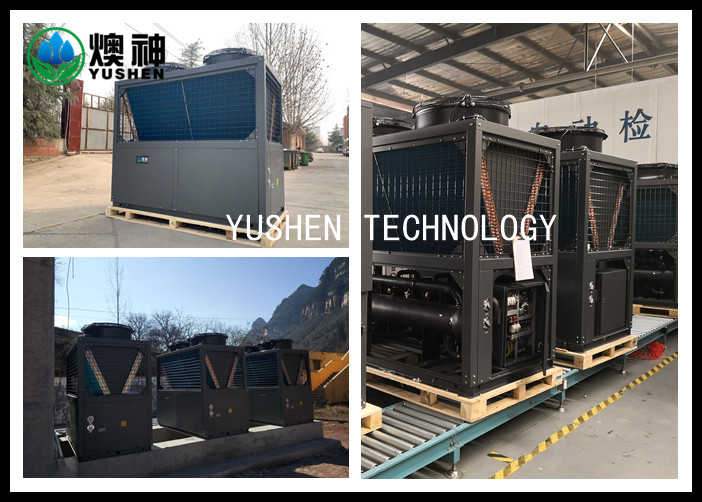 Modular Design All Climate Heat Pump , OEM Industrial Air Source Heat Pump