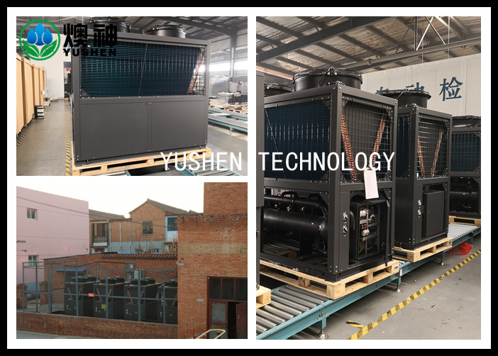 Environmental Protection Central Air Source Heat Pump Waste Gas Discharged