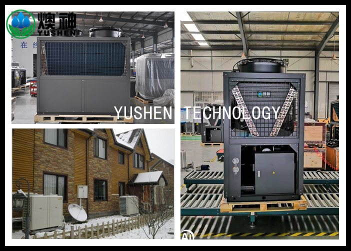 Low Noise Cold Climate Air To Water Heat Pump , Air In Central Heating Pump 70A