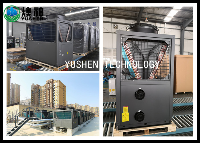 Freon R22 Industrial Air Source Heat Pump , Heat Pump Ac System Air Conditioning
