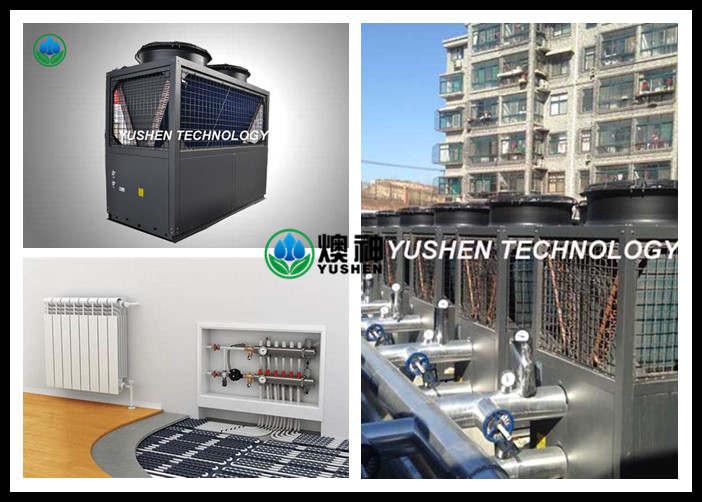High Safety Residential Air Source Heat Pump House Heating 380V-3N-50Hz