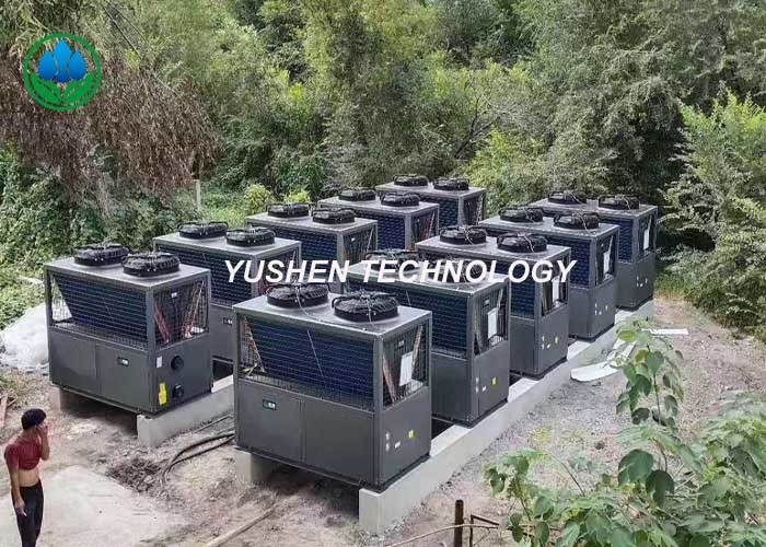 High COP Commercial Air Source Heat Pump With Special Pump 12.5 HP Compressor