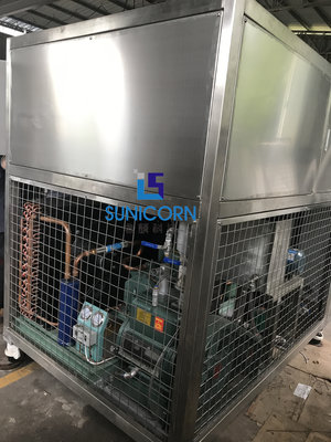 10 Sqm 100kg Vacuum Food Freeze Drying Machine CE Certificate For Herbal Drying