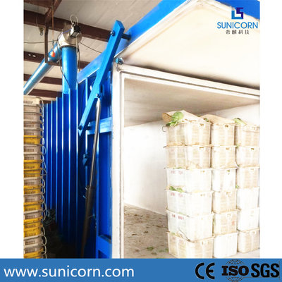 Fast Cooling Vacuum Cooling Machine 12000*1800*2400mm With 88Kw 8 Pallets