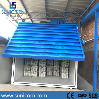 130Kw Evaporative Cooling Vacuum Cooler , R404a Refrigerant Fruit Processing Machinery